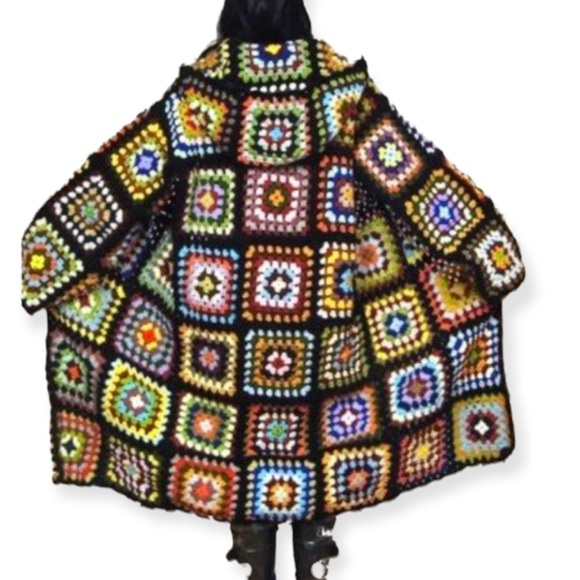 Wild Time Fashion | Sweaters | New Cardigan Granny Square Crochet ...